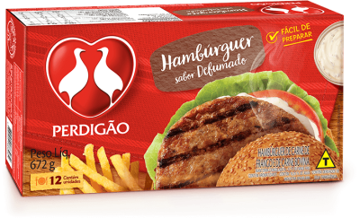 Hambúrguer Misto Sabor Defumado 672g - Perdigão