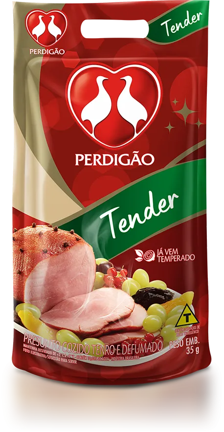 Tender Suíno Perdigão Decorado com Abacaxi - Perdigão