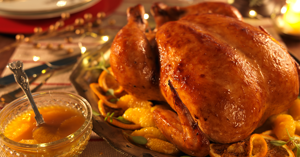 Chester assado ao molho de Laranja, melado de cana e especiarias - Perdigão